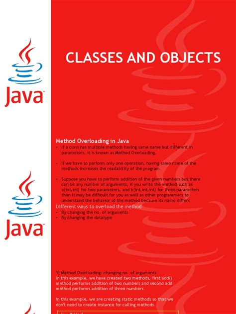 java programming unit ii pdf pdf method computer programming class computer programming