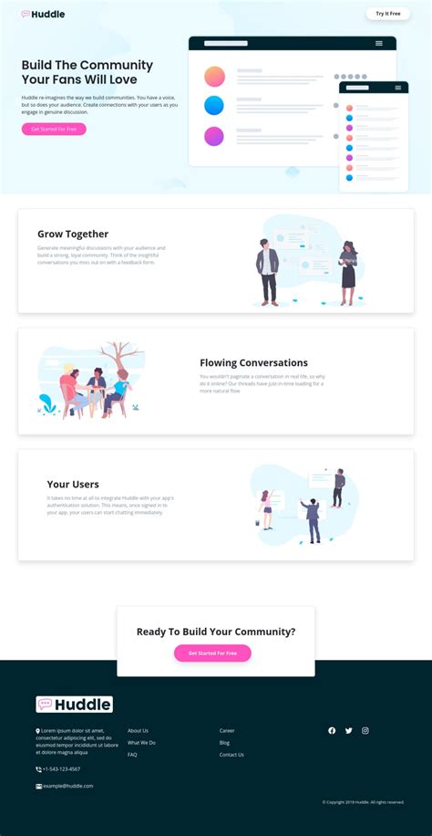 Frontend Mentor Responsive Landing Page Built With Bootstrap Coding