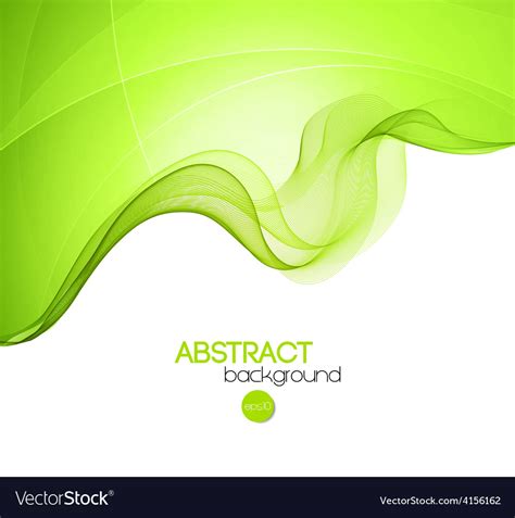Abstract Curved Lines Background Template Vector Image