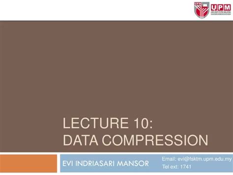 ppt lecture 10 data compression powerpoint presentation free download id 1911311