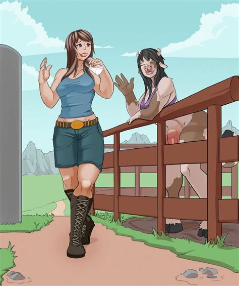 New Moo F F Anthro Cow Girl Sora Lunate Rtransformation