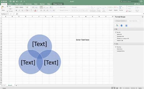 Creating A Venn Diagram In Excel Vizzlo