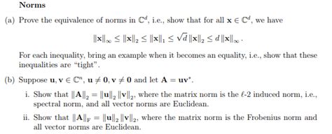 solved norms a prove the equivalence of norms in cd i e