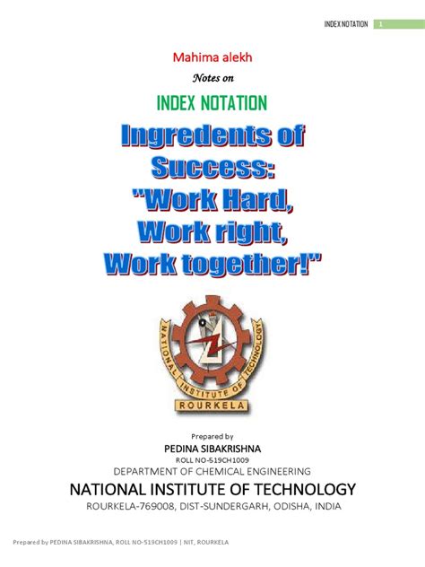 index notation notes pdf tensor euclidean vector