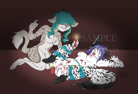Rule 34 2girls Anthro Bondage Bound Bound Legs Breasts Burning Candles Candles Dripping Wax