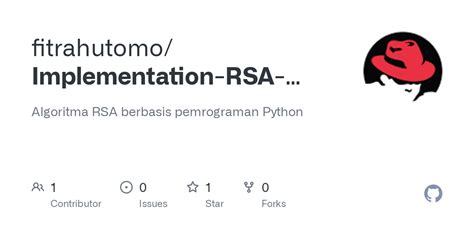 Github Fitrahutomoimplementation Rsa Algorithm In Python Algoritma Rsa Berbasis Pemrograman