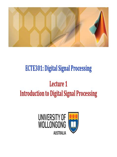 introduction to digital signal processing pdf digital signal processing sampling signal