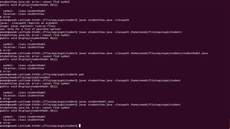 Java Object Of One Class Not Recognised While Compiling In Another