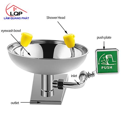 Hướng dẫn sử dụng vòi nước rửa mắt khẩn cấp cho người dùng