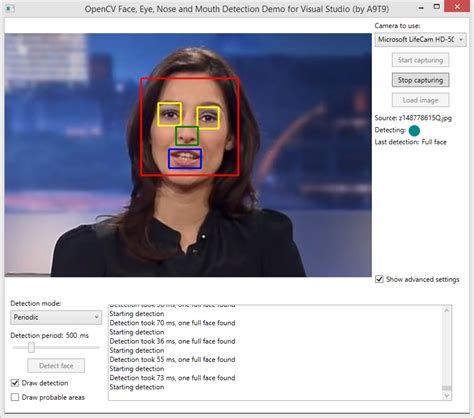 Opencv Face Eye Nose And Mouth Detection Tutorial Now