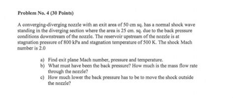 solved problem no 4 30 points a converging diverging
