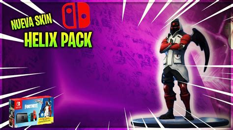 Jugando Con La Skin Exclusiva Helix Pack En Fortnite Battle Royale Youtube