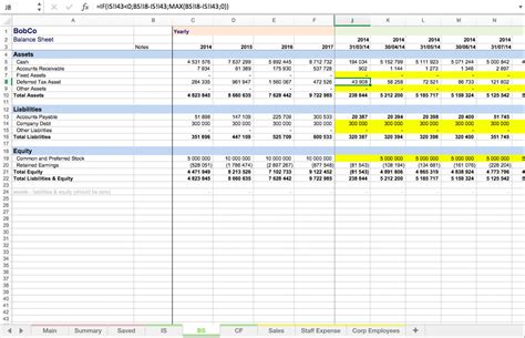 Startup Excel Financial Model Template Eloquens
