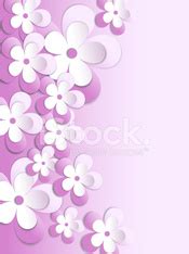 Vector Background With Flowers Vector Image Royalty Free