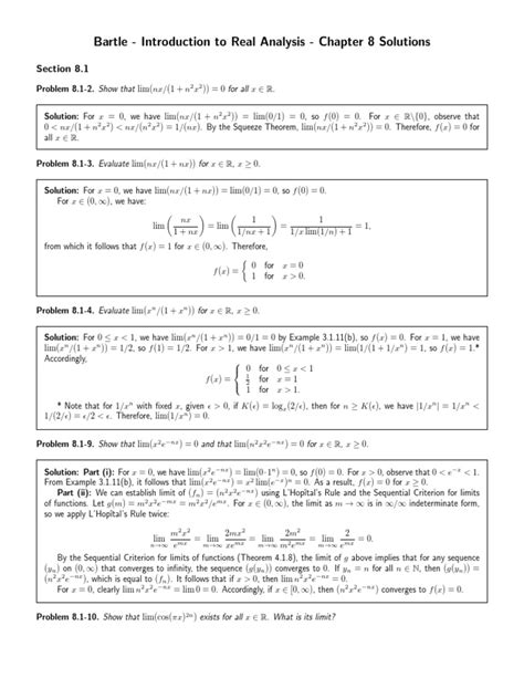 bartle intro to real analysis solutions ch 8 pdf pdf limit mathematics continuous function