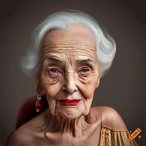 Portrait Of An Elegant Older Woman On Craiyon