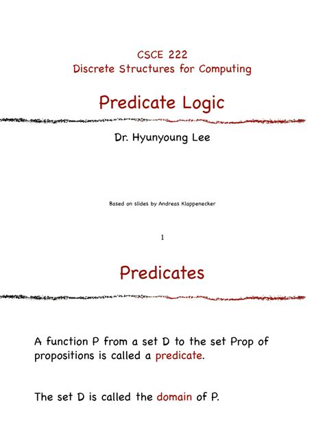 predicate logic pdf first order logic metalogic