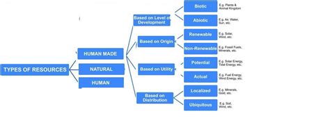 Draw The Flow Chart On Classification Of Resources Brainly In