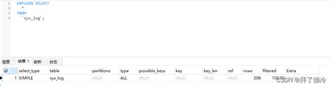 mysql中的 explain 关键字学习笔记 mysql row 为关键字 csdn博客