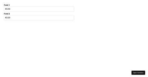 Vue Currency Input Codesandbox