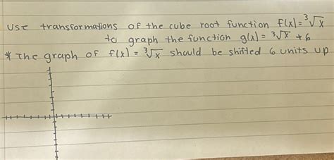 use transformations of the cube root function f x x3