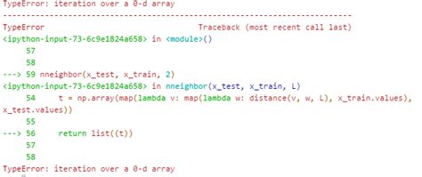 Solved TypeError Iteration Over A 0 D Array Python 9to5Answer