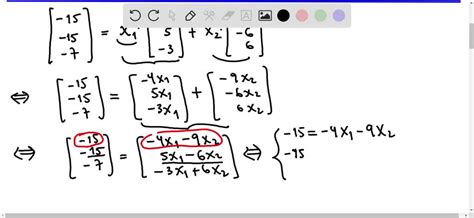 solved point the vector linear combination of the vectors and if and only if the matrix
