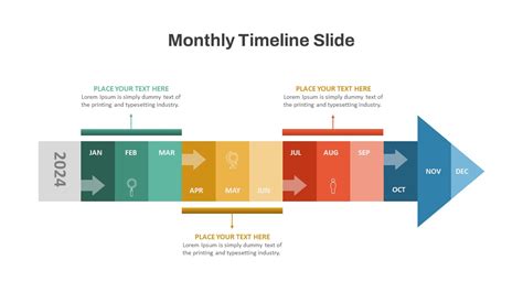 Free 12 Months Timeline PowerPoint Template And Google Slides SlideKit