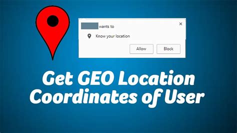 get geo location coordinates of user youtube
