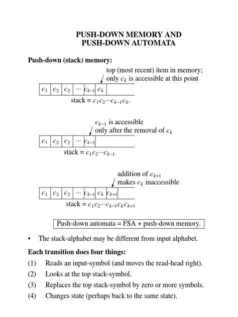 push down memory and push down automata download free pdf formal methods metalogic