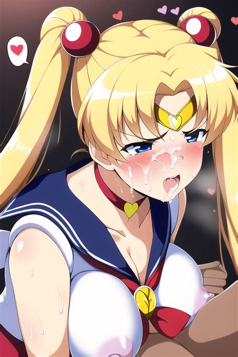 Rule 34 Ai Generated Bishoujo Senshi Sailor Moon Blonde Hair Blue Eyes Blush Clothing Cum