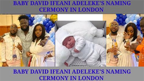 Full Video Chioma Davido Son S Naming Ceremony Davido S Go To