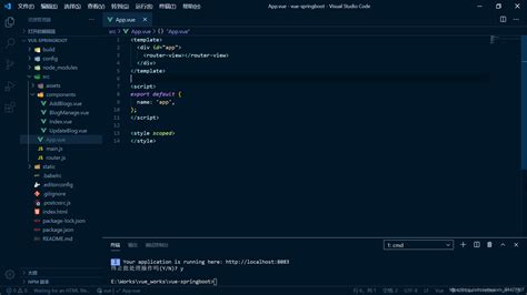 springboot vue整合 springboot整合vue csdn博客