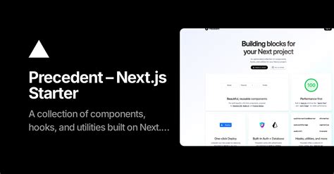 Precedent Next Js Starter Vercel