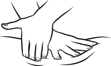 Massage Techniques Line Drawing 26508907 Vector Art At Vecteezy