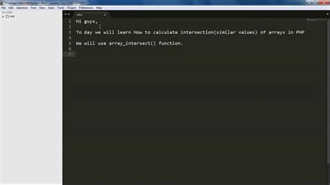 php array how to find intersection of two arrays php youtube