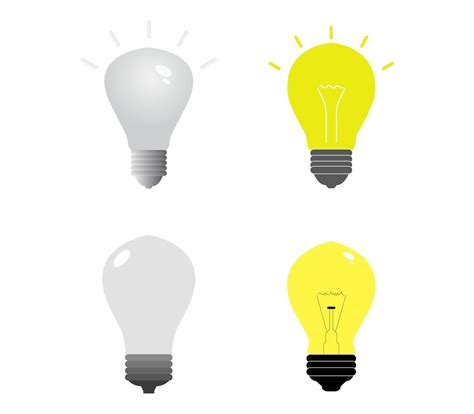 Set Of Lightbulb Icons 938399 Vector Art At Vecteezy