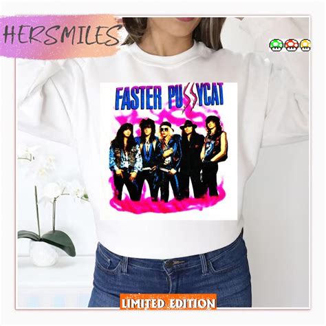 Faster Pussycat Band Music T Shirt Hersmiles