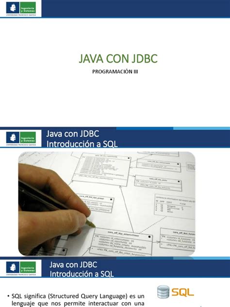 introducción a la manipulación de bases de datos con java y jdbc pdf sql plataforma java