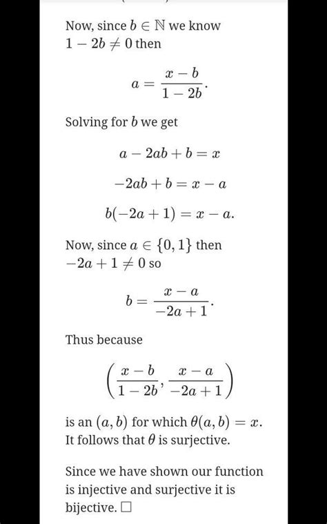 12 consider the function 0 {0 1 xn z defined as 0 a b a 2ab b is 0 injective