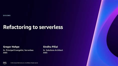 AWS Re Invent 2023 Refactoring To Serverless SVS305 YouTube