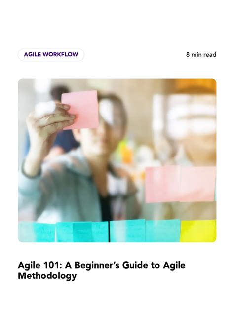 agile 101 a beginner s guide to agile methodology easy agile pdf agile software