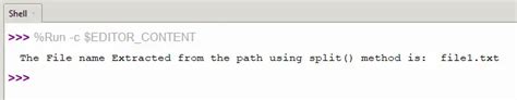 如何在 python 中从路径中提取文件名 0x资讯