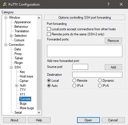 How To Create A SSH Tunnel To A Plex Server Using Putty Plexopedia