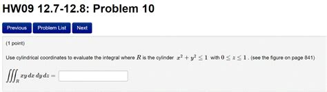 solved hw09 12 7 12 8 problem 10 previous problem listnext
