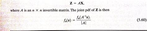 gaussian random vector mean vector covariance