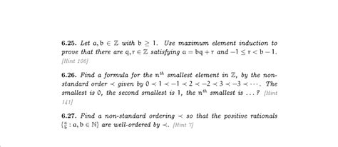 solved 6 25 let a b∈z with b≥1 use maximum element