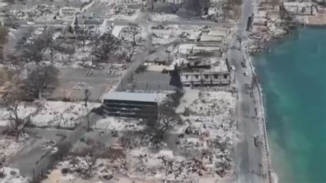 Aerial Video Shows Devastation From Maui Wildfires News Au