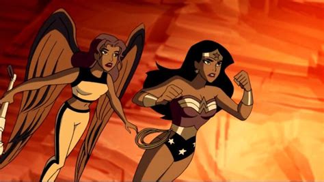 Dcau Wonder Woman And Hawkgirl Vs Tt Starfire And Cyborg Battles Comic Vine