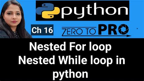 Nested Loop In Python Nested For Loop In Python Nested While Loop In